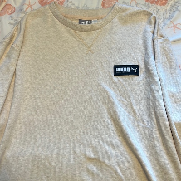 Puma | Shirts | Mens Tan Puma Long Sleeve | Poshmark